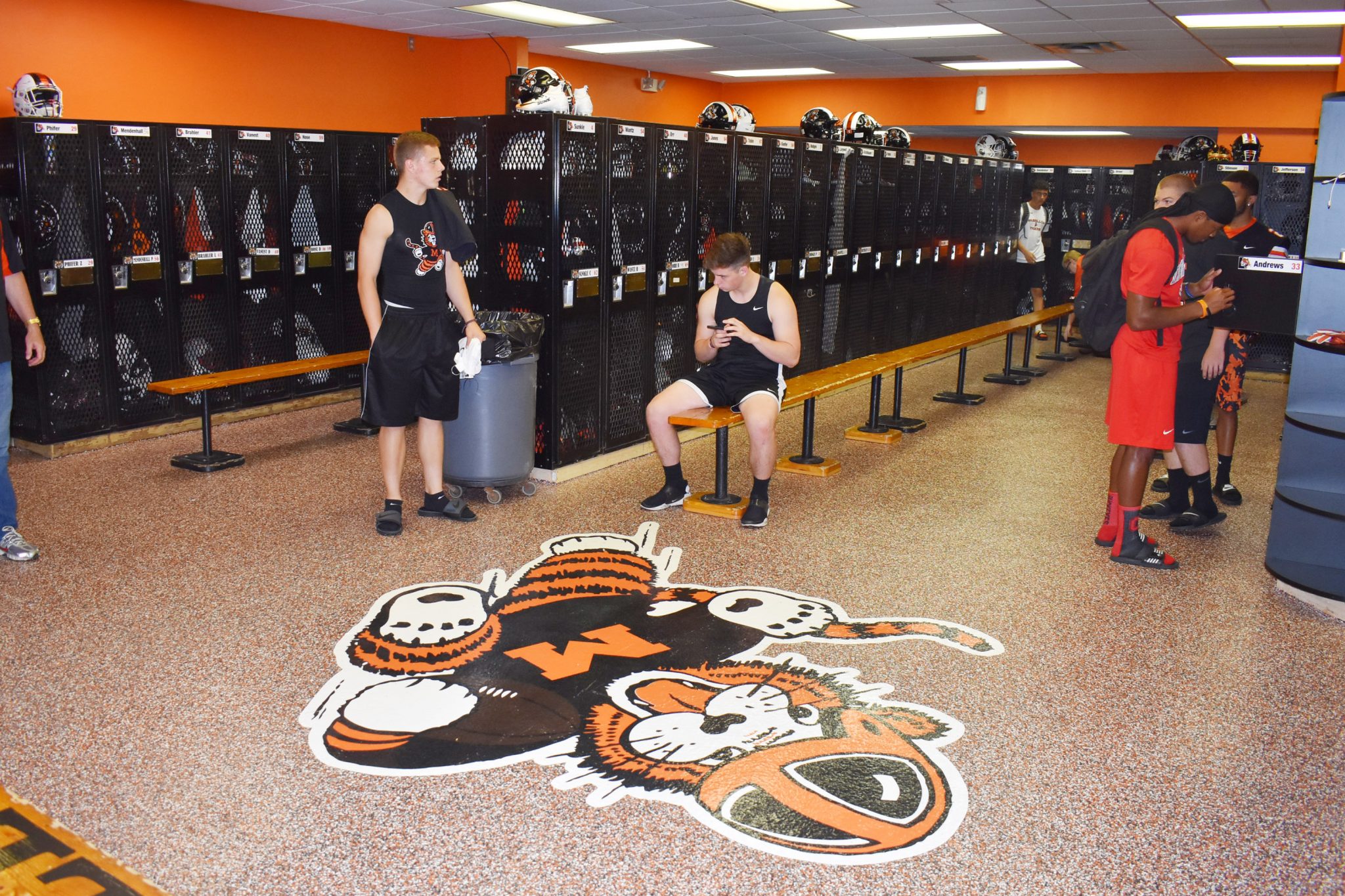 Locker Room Player Dressing Area MassillonTigers