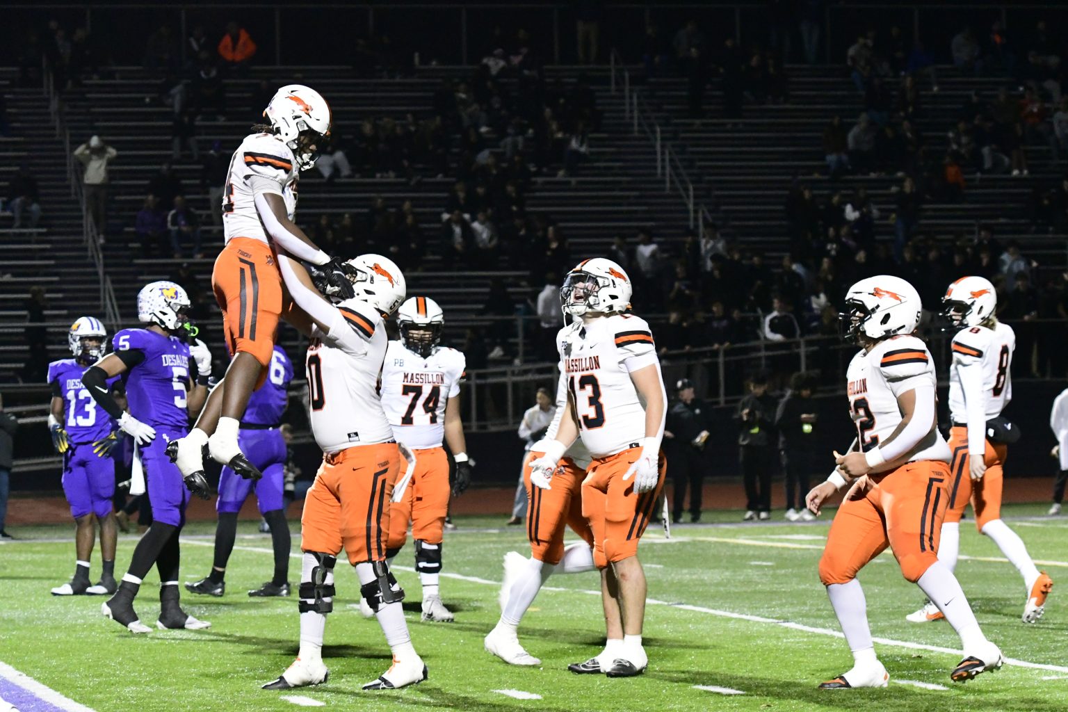 Massillon Steamrolls Columbus DeSales to Advance in the Playoffs ...